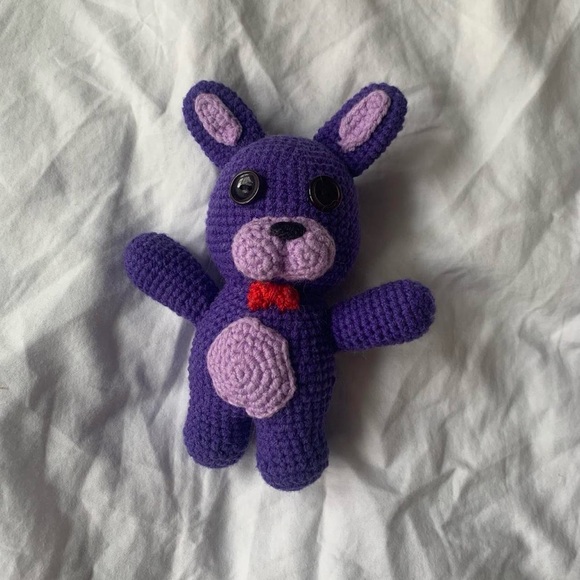 Handmade | Toys | Handmade Fnaf Bonnie Crochet Plushie | Poshmark